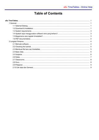 Asc timetables id_p1 | PDF