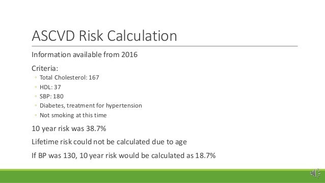 ASCVD Risk and Effect of Hypertension