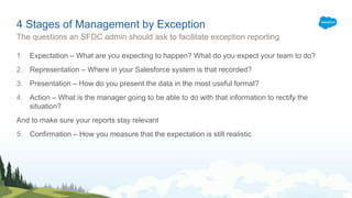 Managing Exceptions with Salesforce Reporting | PPTX