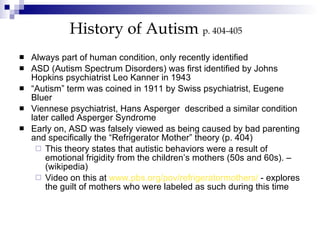 Autism Spectrum Disorders | PPT