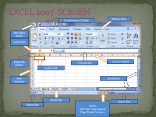 ms excel presentation... | PPTX