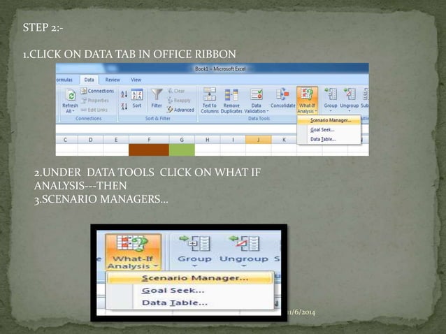 ms excel presentation... | PPTX