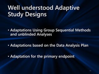 Adaptive Study Designs | PPTX