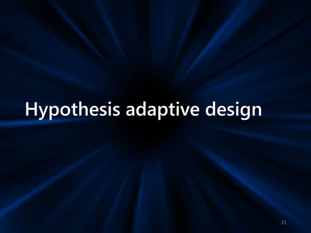 Adaptive Study Designs | PPTX | Computer Software and Applications ...