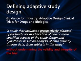 Adaptive Study Designs | PPTX | Computer Software and Applications ...