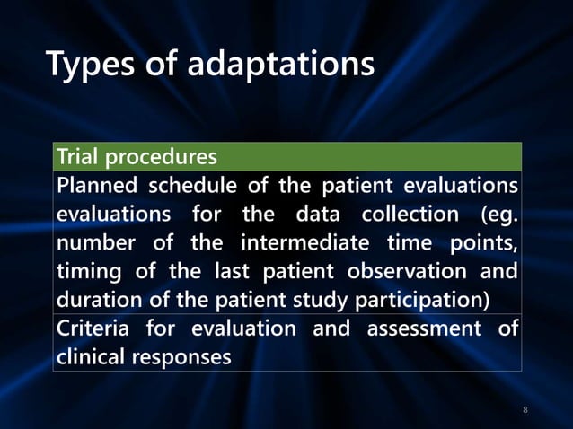 Adaptive Study Designs | PPTX | Computer Software and Applications ...