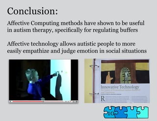 Autism Spectrum Disorder + Affective Computing (2) | PPT