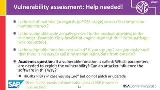 Open-Source Security Management and Vulnerability Impact Assessment | PPT