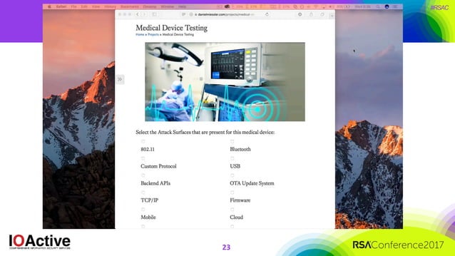 Securing Medical Devices Using Adaptive Testing Methodologies Ppt