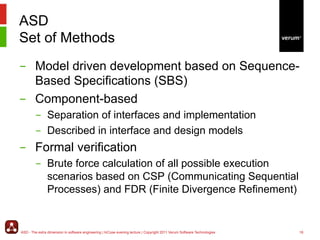 ASD - The extra dimension in software engineering share | PPT