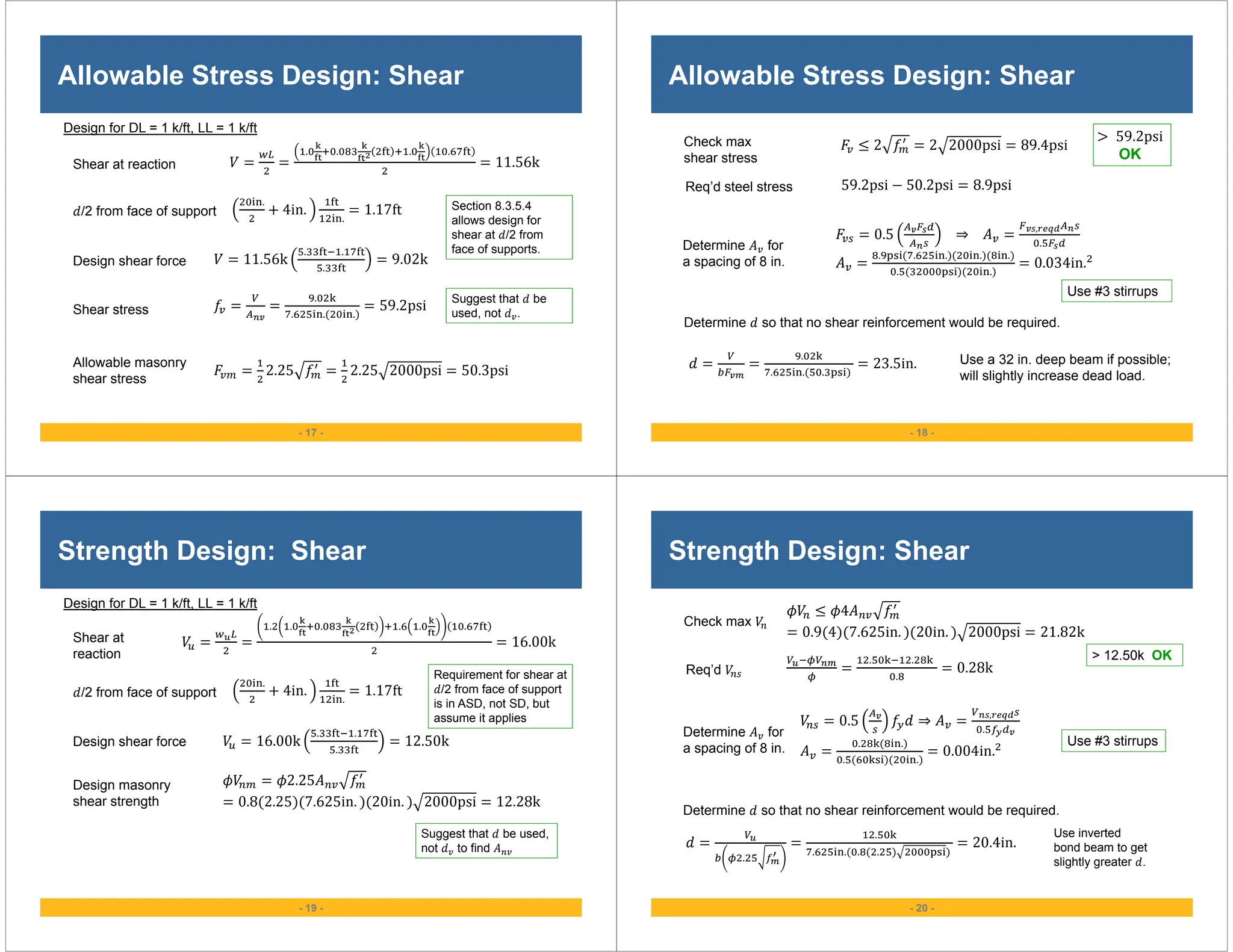 Masonry Design Example for building with brick materials. | PPT