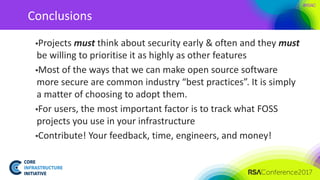 Collaborative security : Securing open source software | PPT