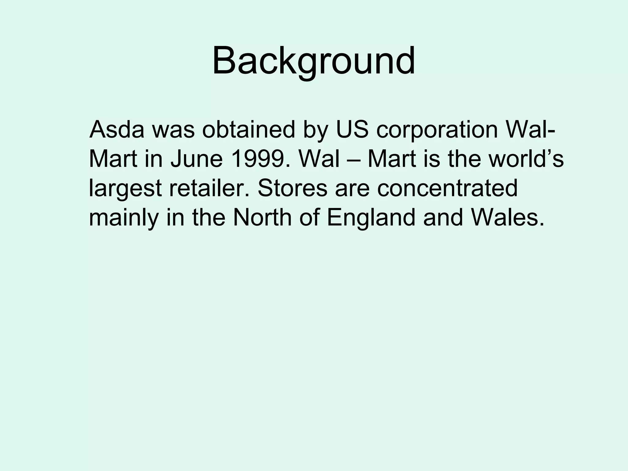 Asda Presentation | PPT