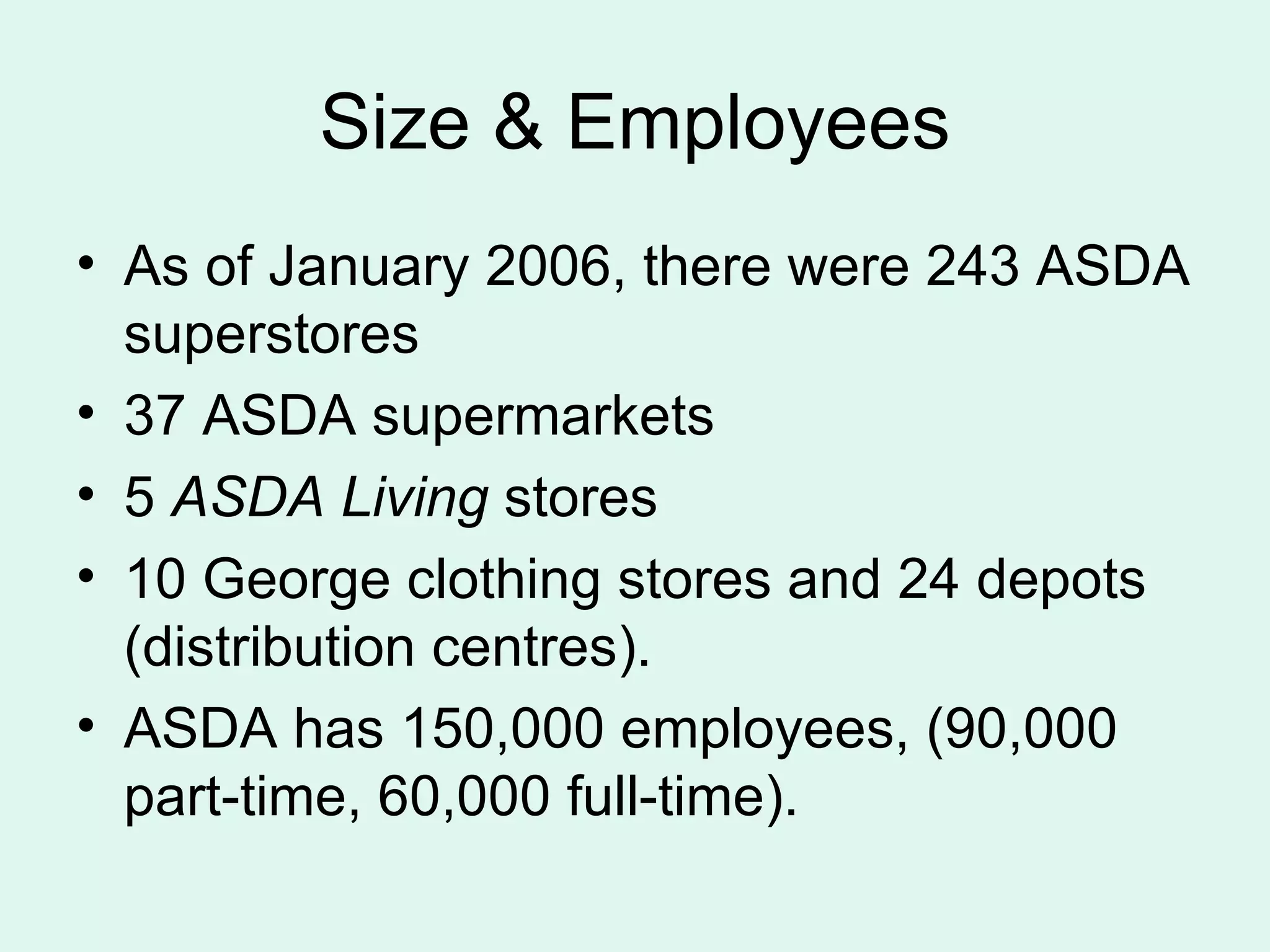 Asda Presentation | PPT