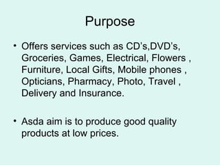 Asda Presentation | PPT