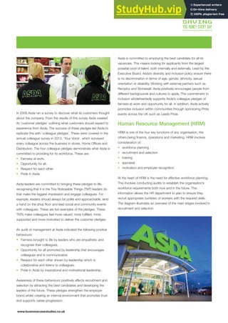 ASDA CASE STUDY | PDF