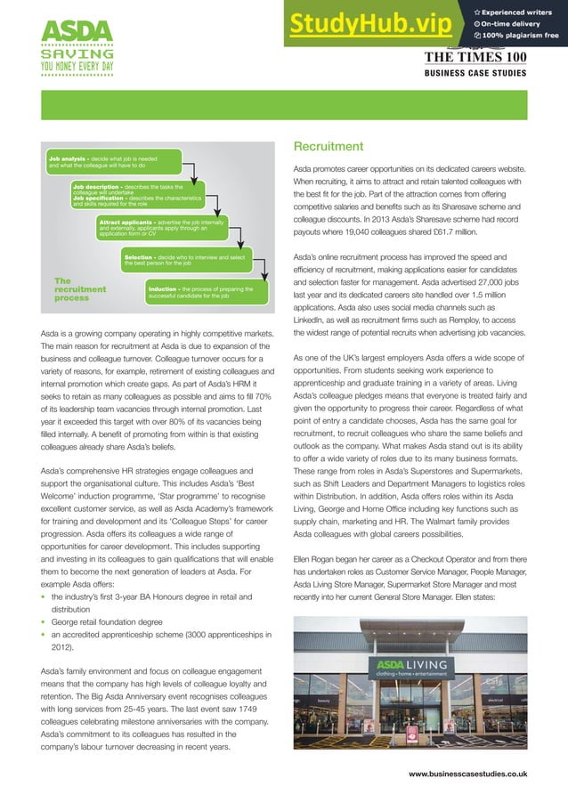 ASDA CASE STUDY | PDF