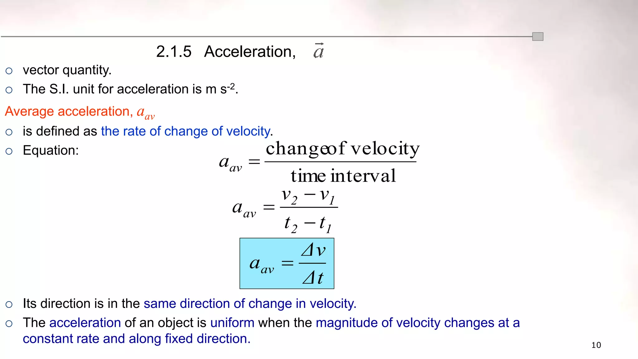 Kinematics of Linear Motion | PPTX