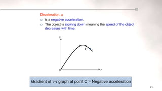 Kinematics of Linear Motion | PPTX