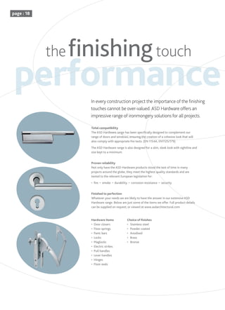 Asd Architectural Brochure 100dpi | PDF