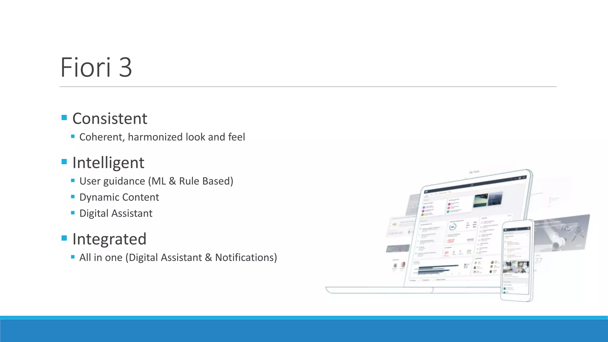 SAP Fiori 3 | PPTX | Computing | Technology & Computing
