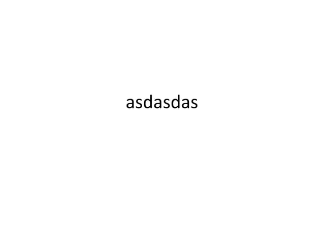 Asdasdas | PPTX
