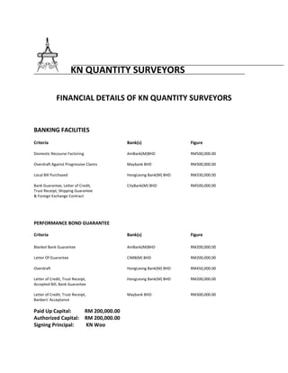 BIll of Quantity | PDF