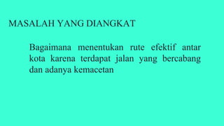 Implementasi Algoritma Djikstra | PPTX