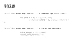 Implementasi Algoritma Djikstra | PPTX