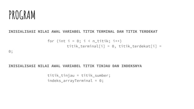 Implementasi Algoritma Djikstra | PPTX