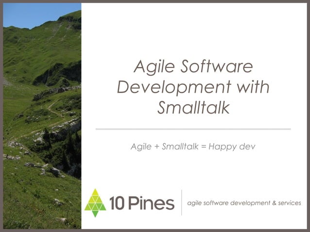 Agile software development with Smalltalk | PPT