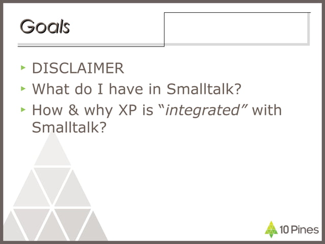 Agile software development with Smalltalk | PPT