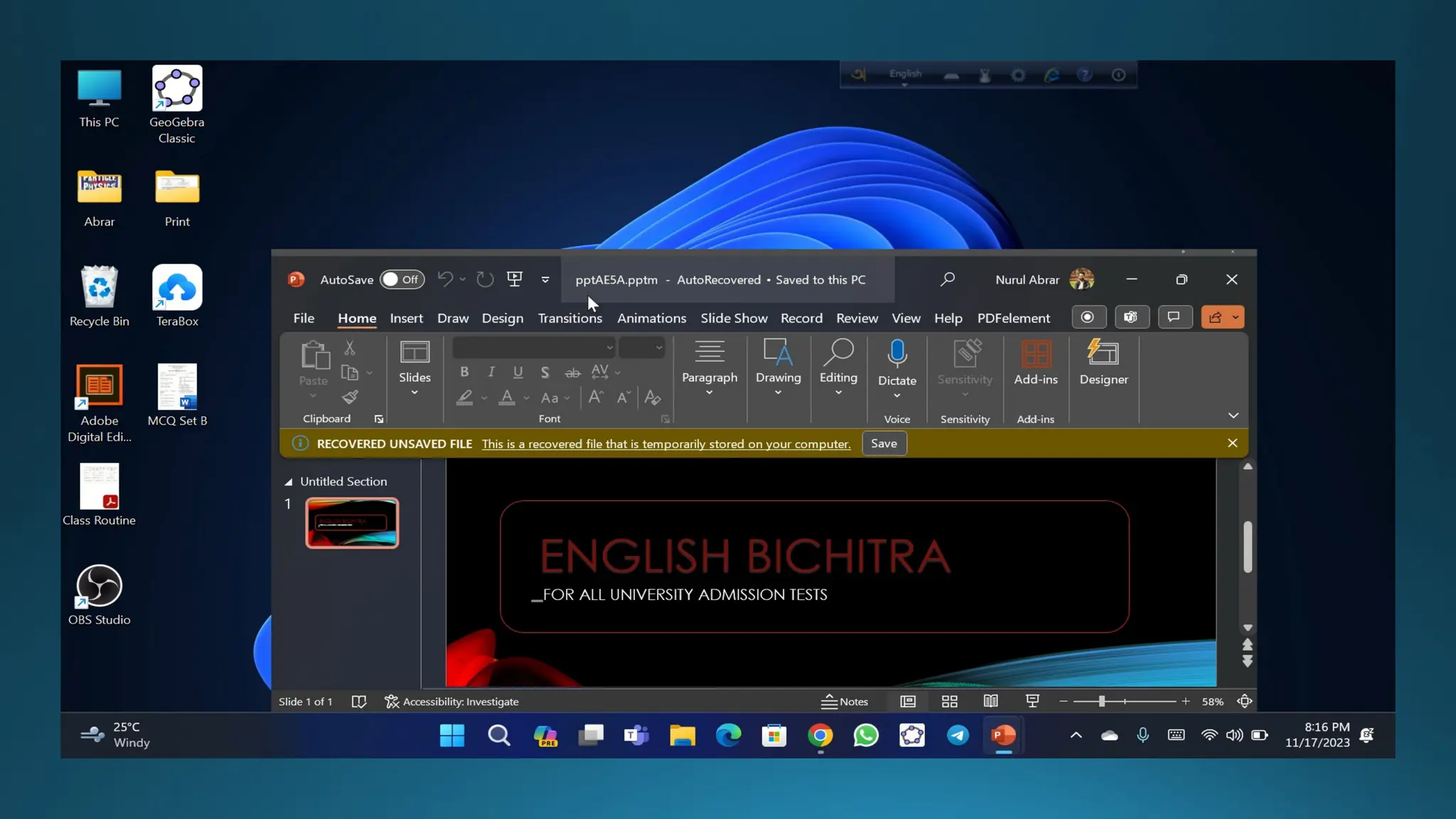 Mathematics Matrix And Determinants Pptx