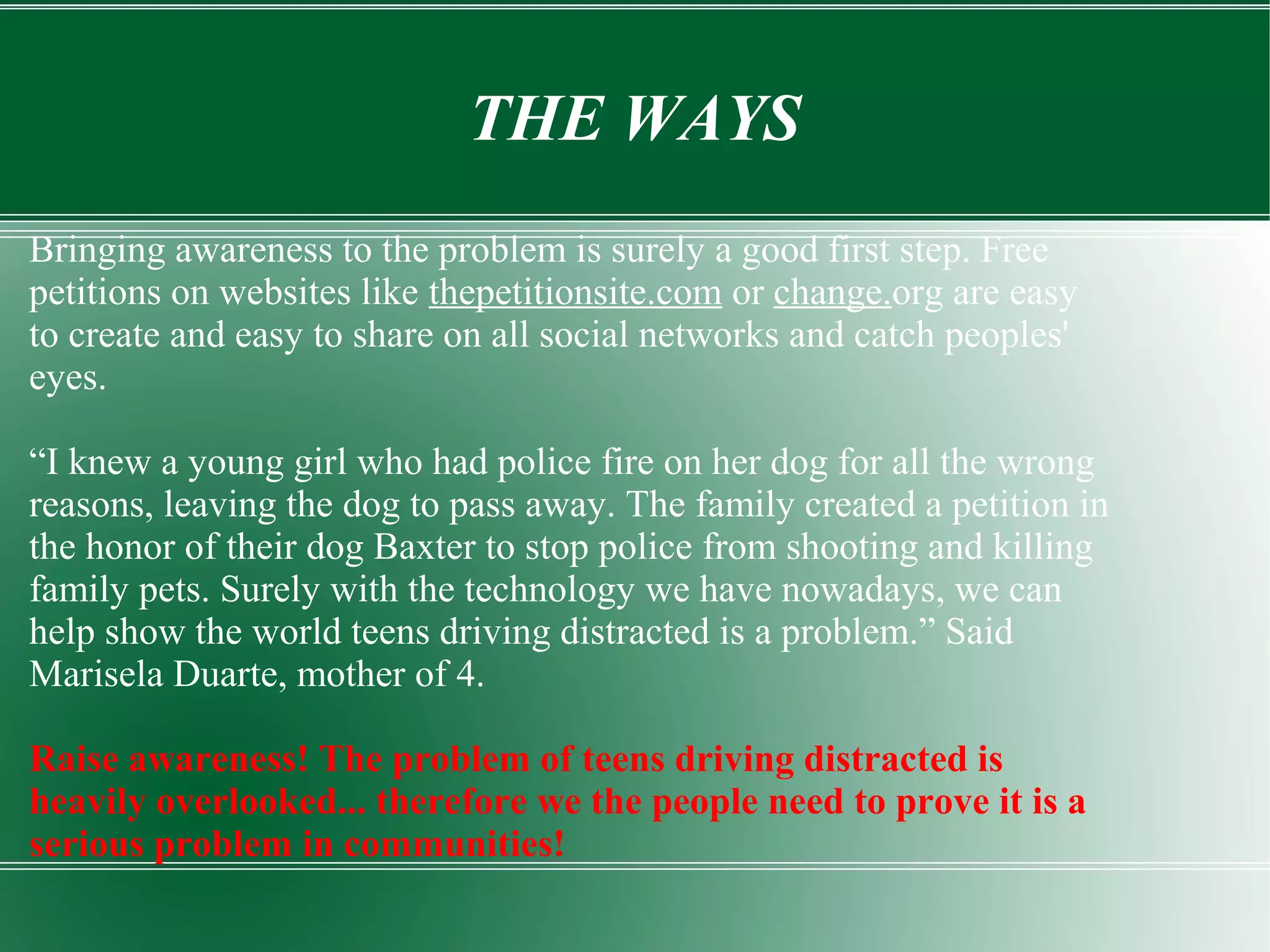 TEENS AND DISTRACTED DRIVING | ODP | Parenting Teens | Parenting