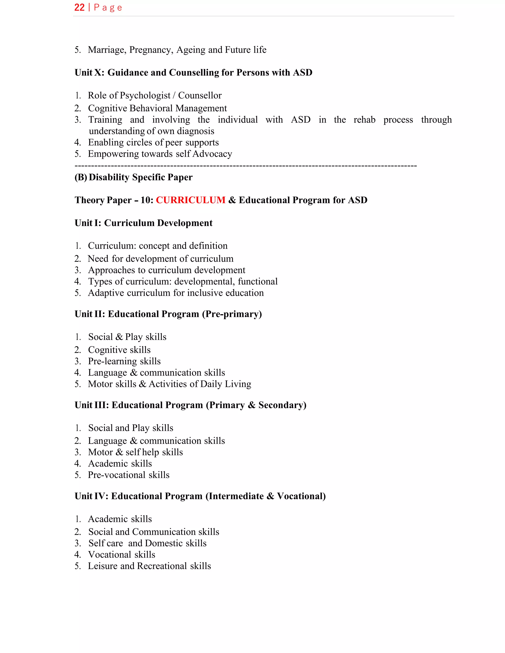 AUTISM SPECTRUM DISORDERS : ITS ETIOLOGY & EARLY INTERVENTIONS” Chapters Invited ASD | PDF