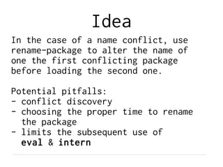 Loading Multiple Versions of an ASDF System in the Same Lisp Image | PPT
