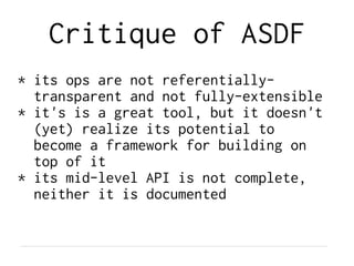 Loading Multiple Versions of an ASDF System in the Same Lisp Image | PPT