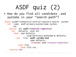 Loading Multiple Versions of an ASDF System in the Same Lisp Image | PDF
