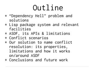 Loading Multiple Versions of an ASDF System in the Same Lisp Image | PDF
