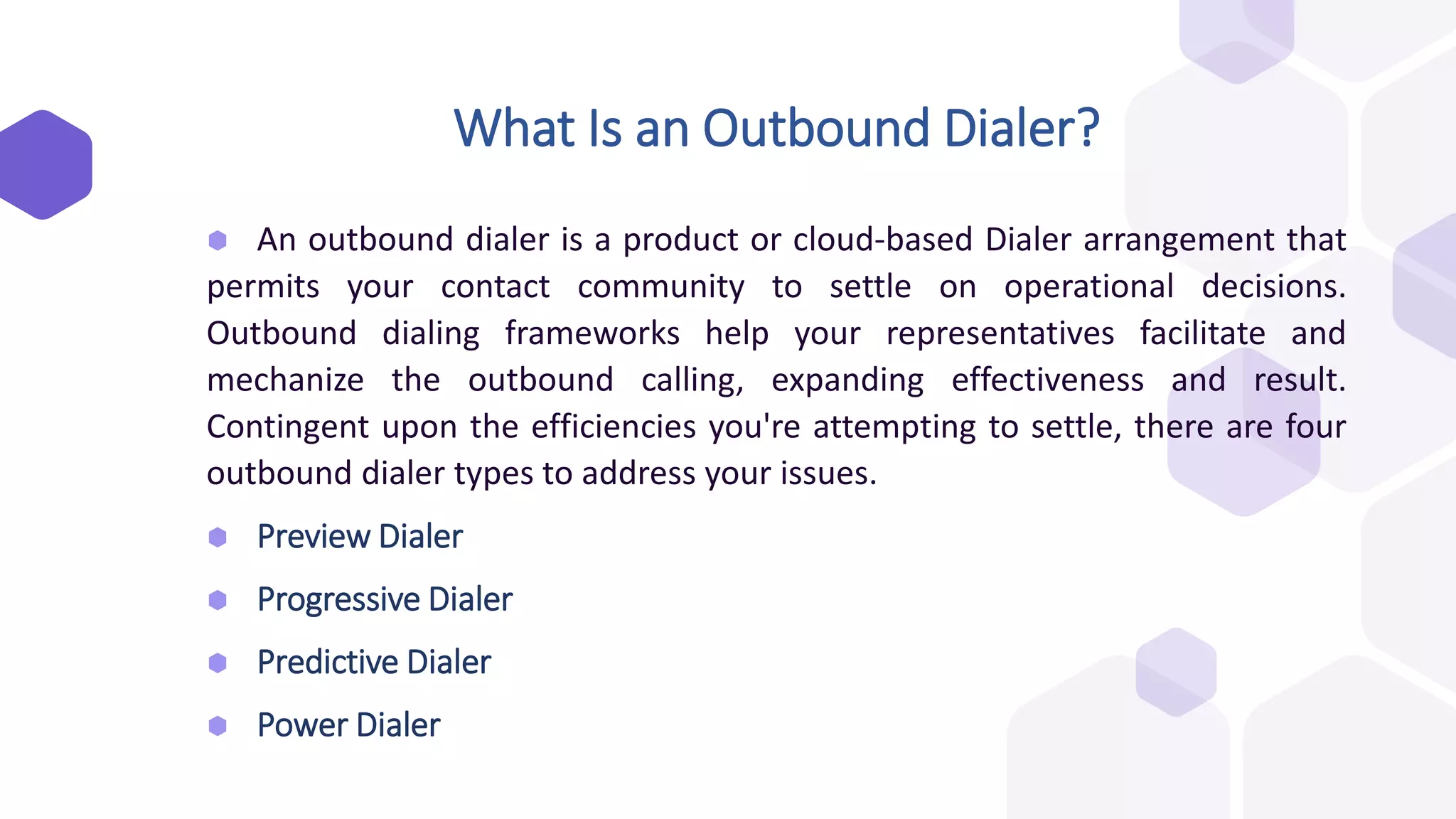Types Of Dialers Used In Call Centers In 2023 Ppt