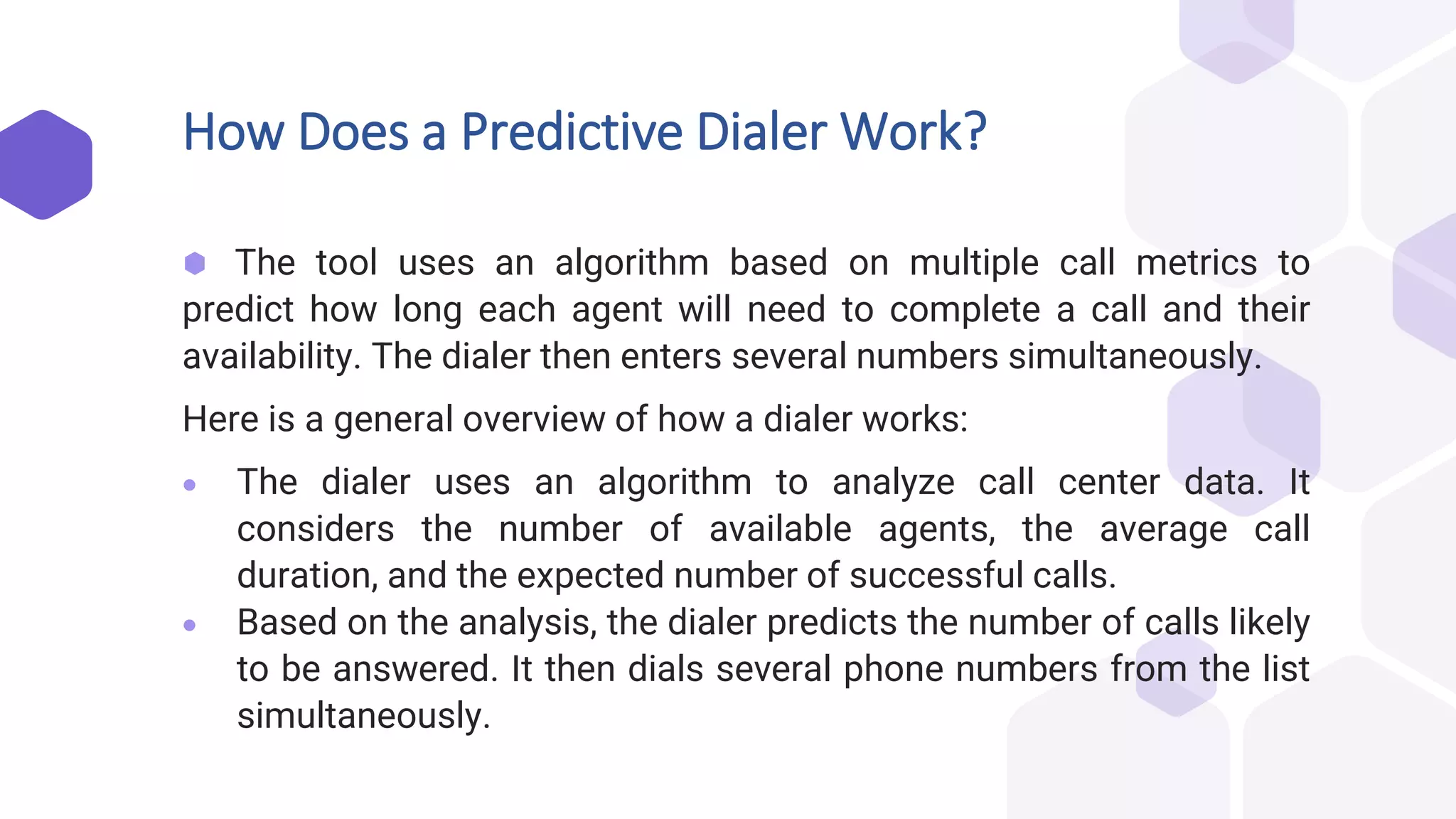A Complete Guide on Call Center Predictive Dialer | PPT