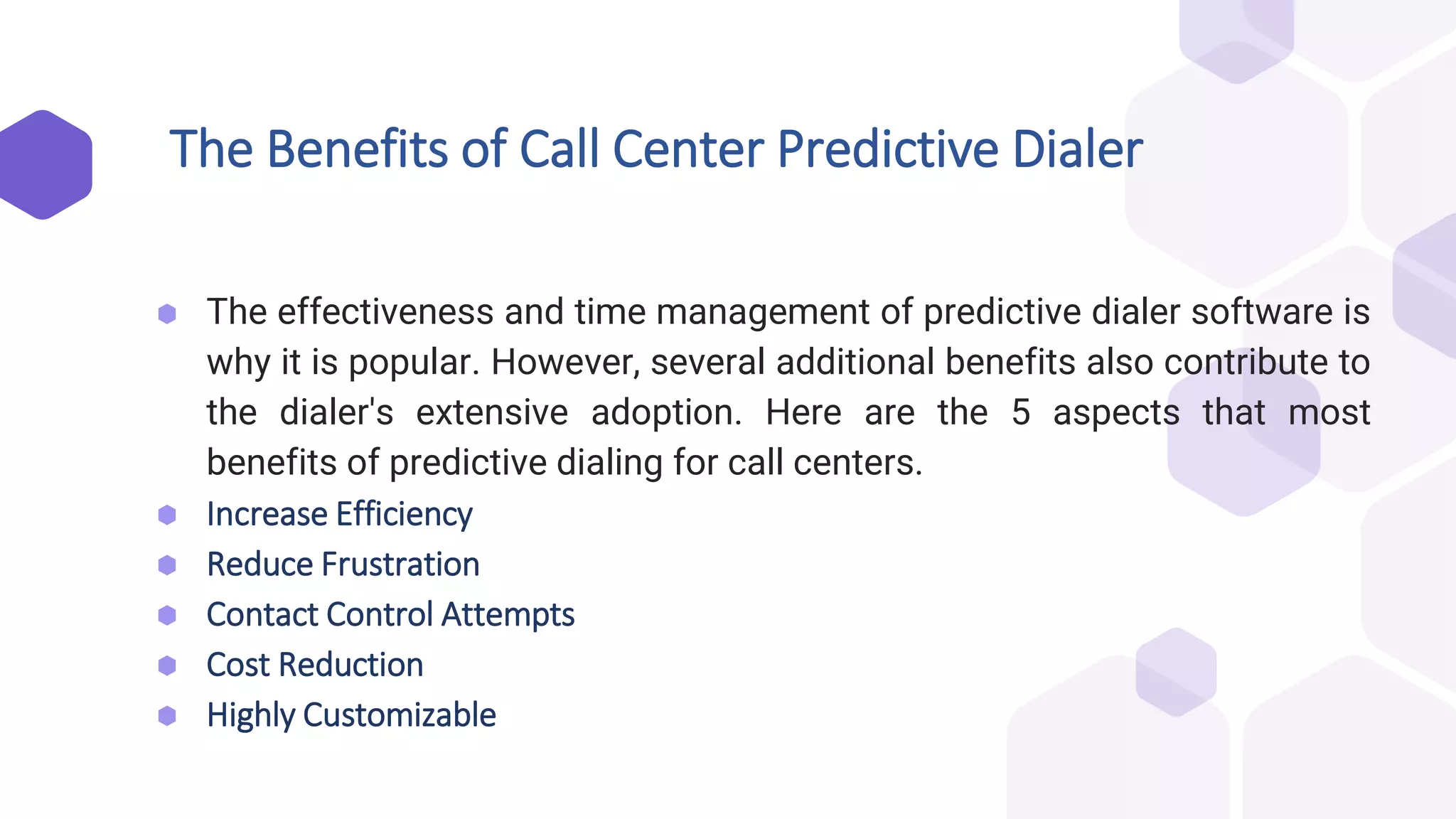 A Complete Guide on Call Center Predictive Dialer | PPT