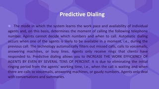 Automatic Redial | Different Types of Auto Dialer Software | PPT