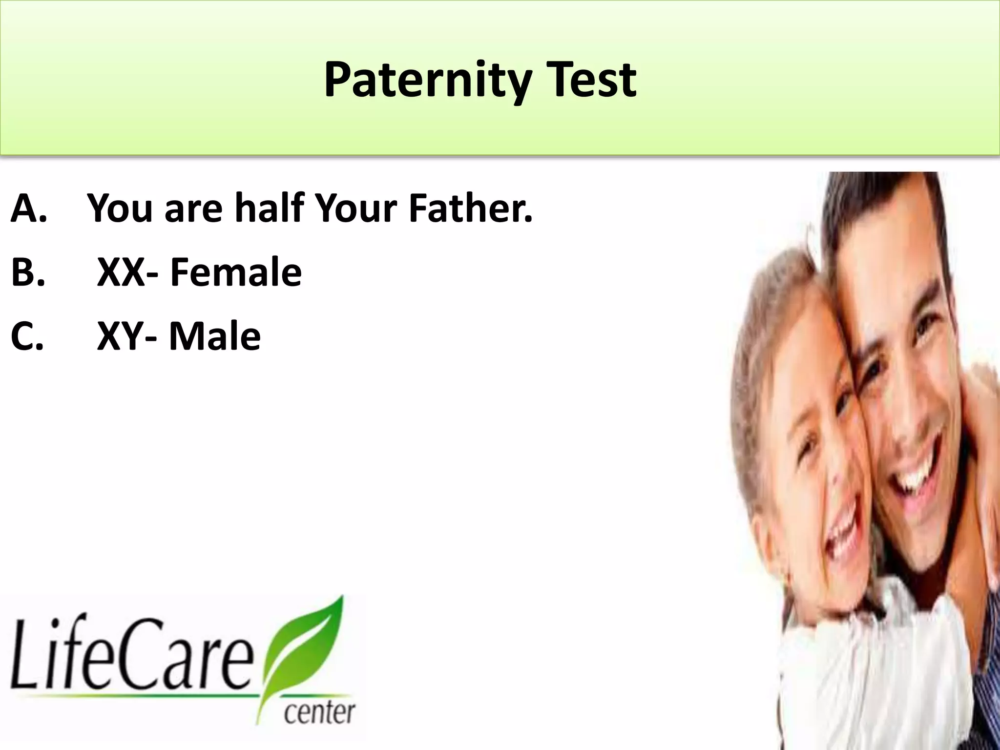As disputes over paternity rise, dna testing | PPTX