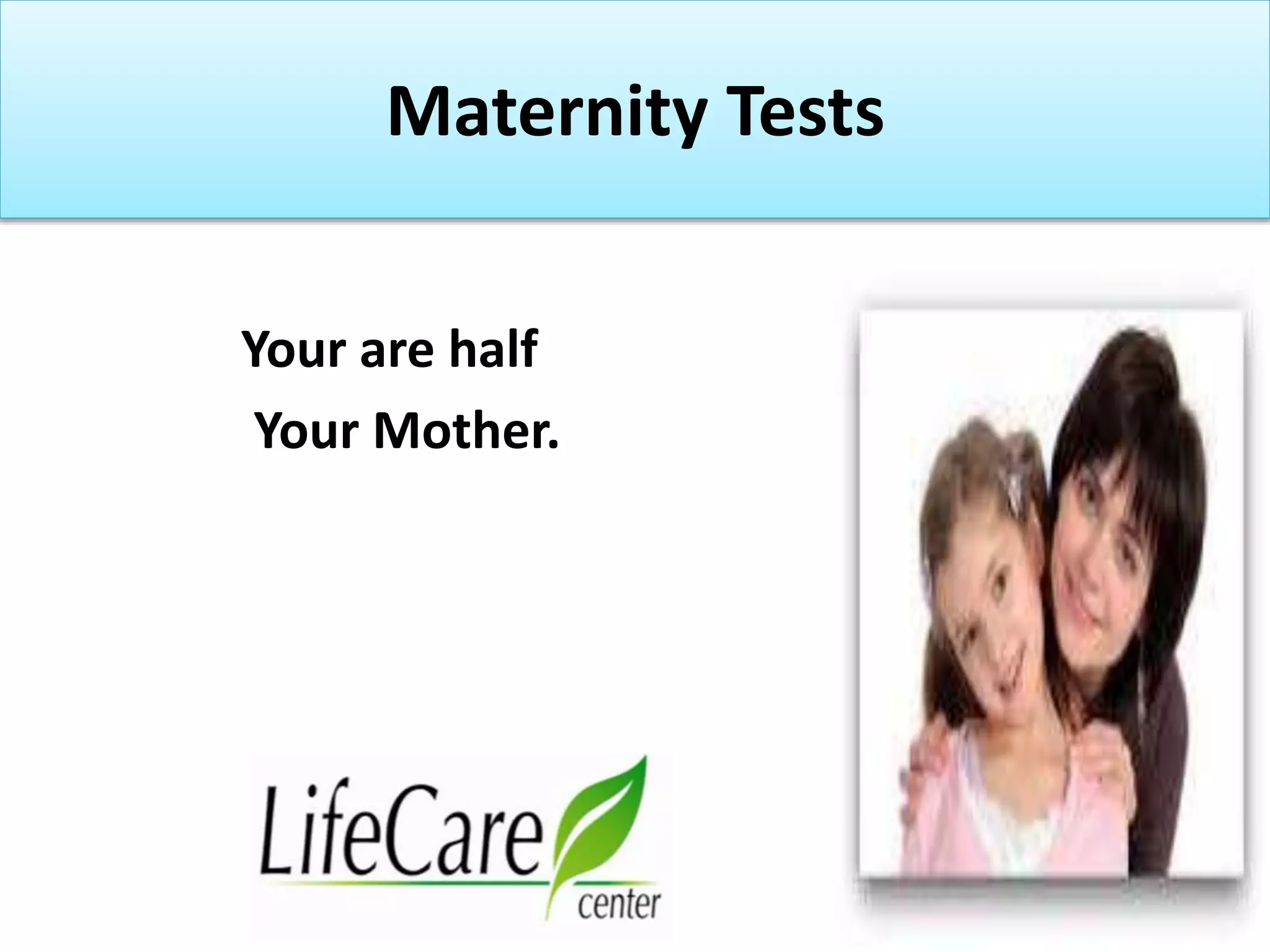 As disputes over paternity rise, dna testing | PPTX