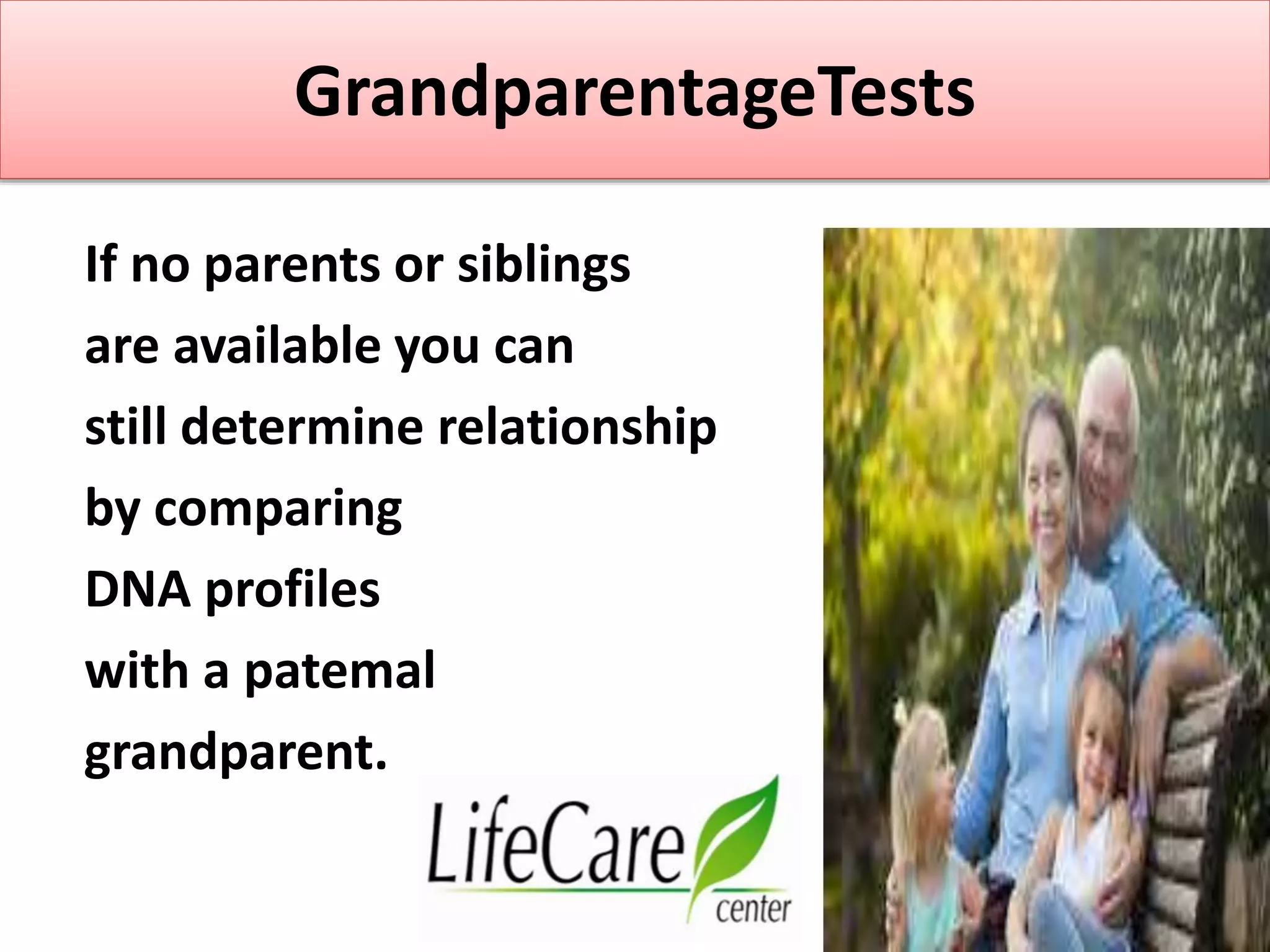 As disputes over paternity rise, dna testing | PPTX