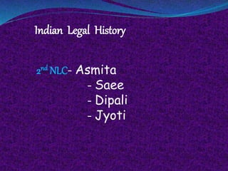 Asdj legal history ppt.a | PPTX
