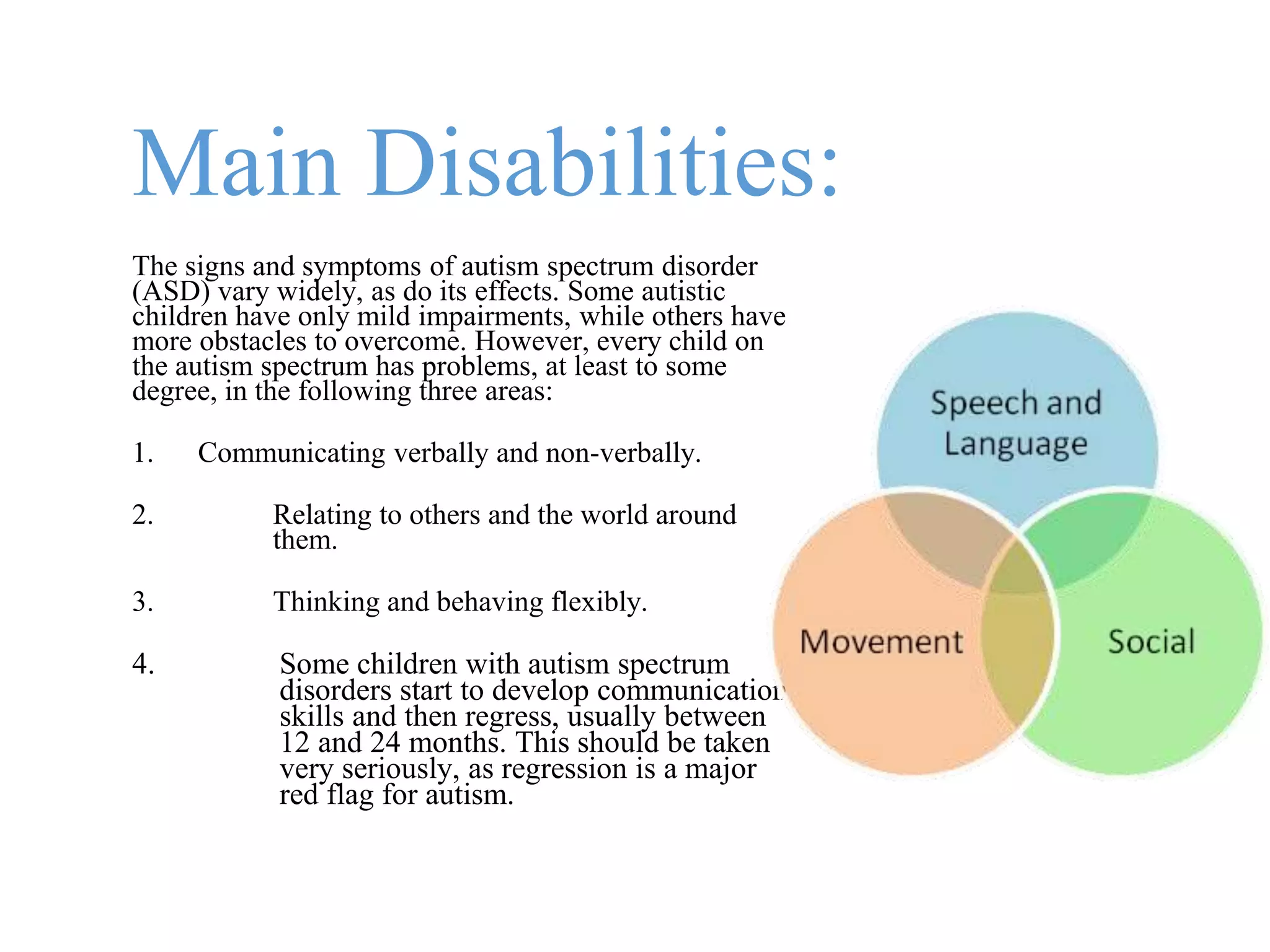 Autism Spectrum Disorder (ASD) Presentation | PPTX
