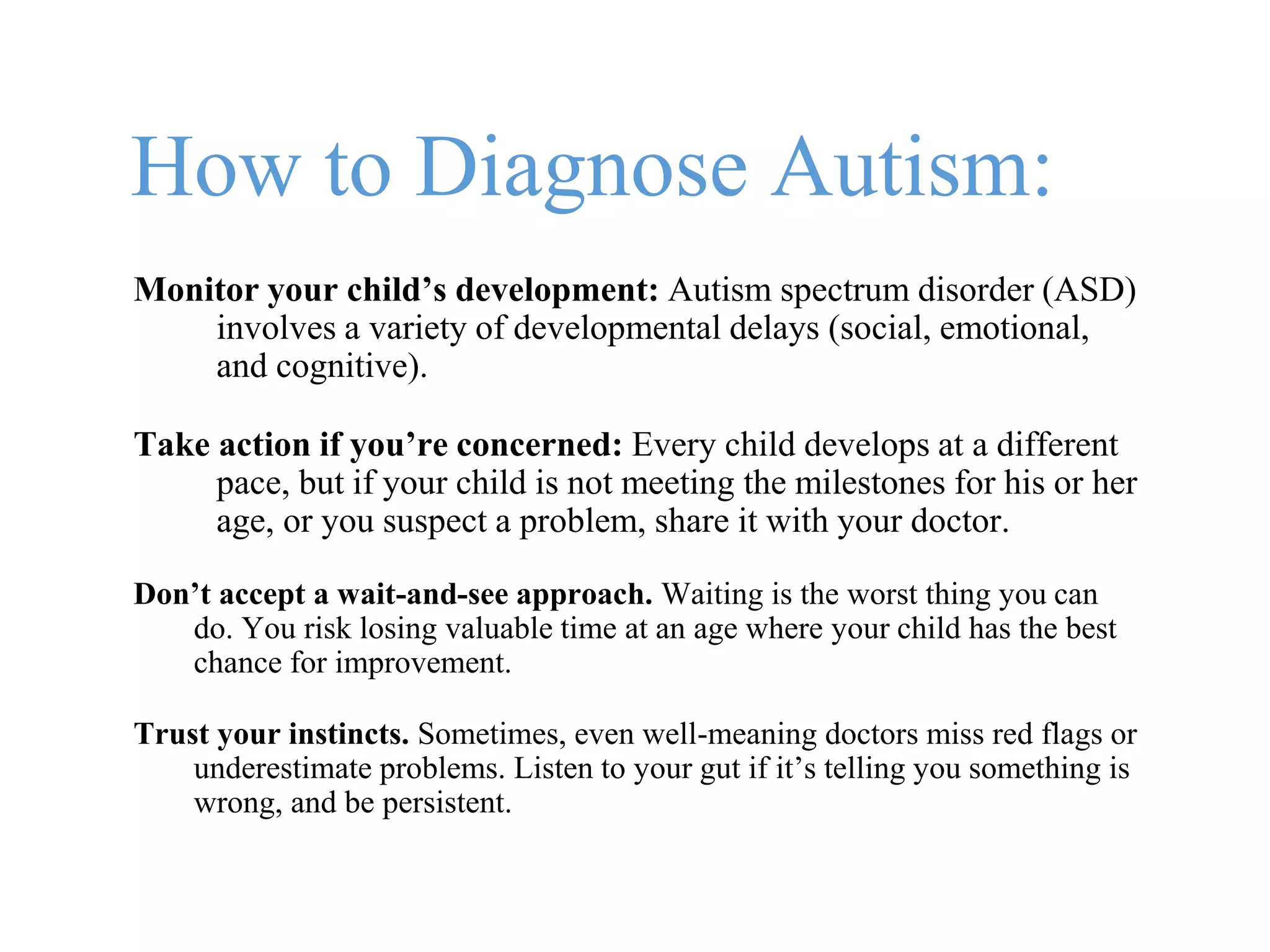 Autism Spectrum Disorder (ASD) Presentation | PPTX