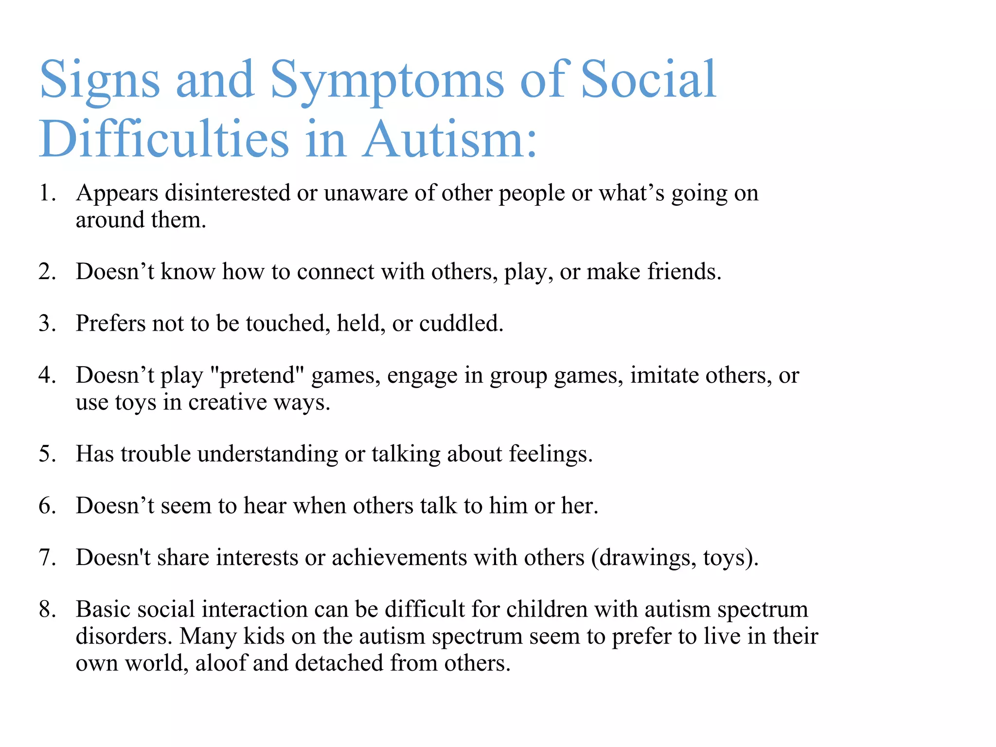 Autism Spectrum Disorder (ASD) Presentation | PPTX | Pregnancy ...